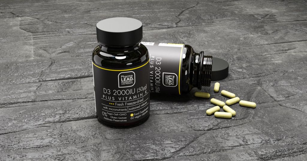 D3 2000IU Plus Vitamin K - Pharmalead Vitorgan